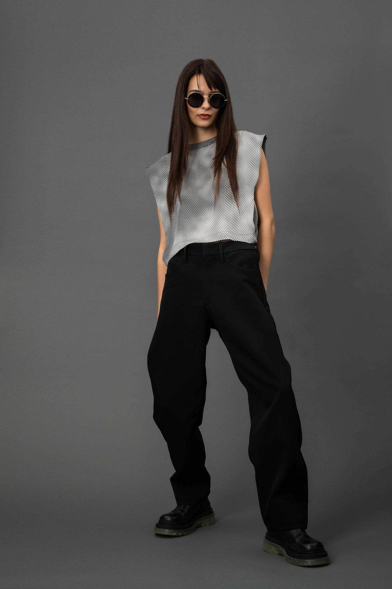 Char Black Big Leg Pant – NINObrand