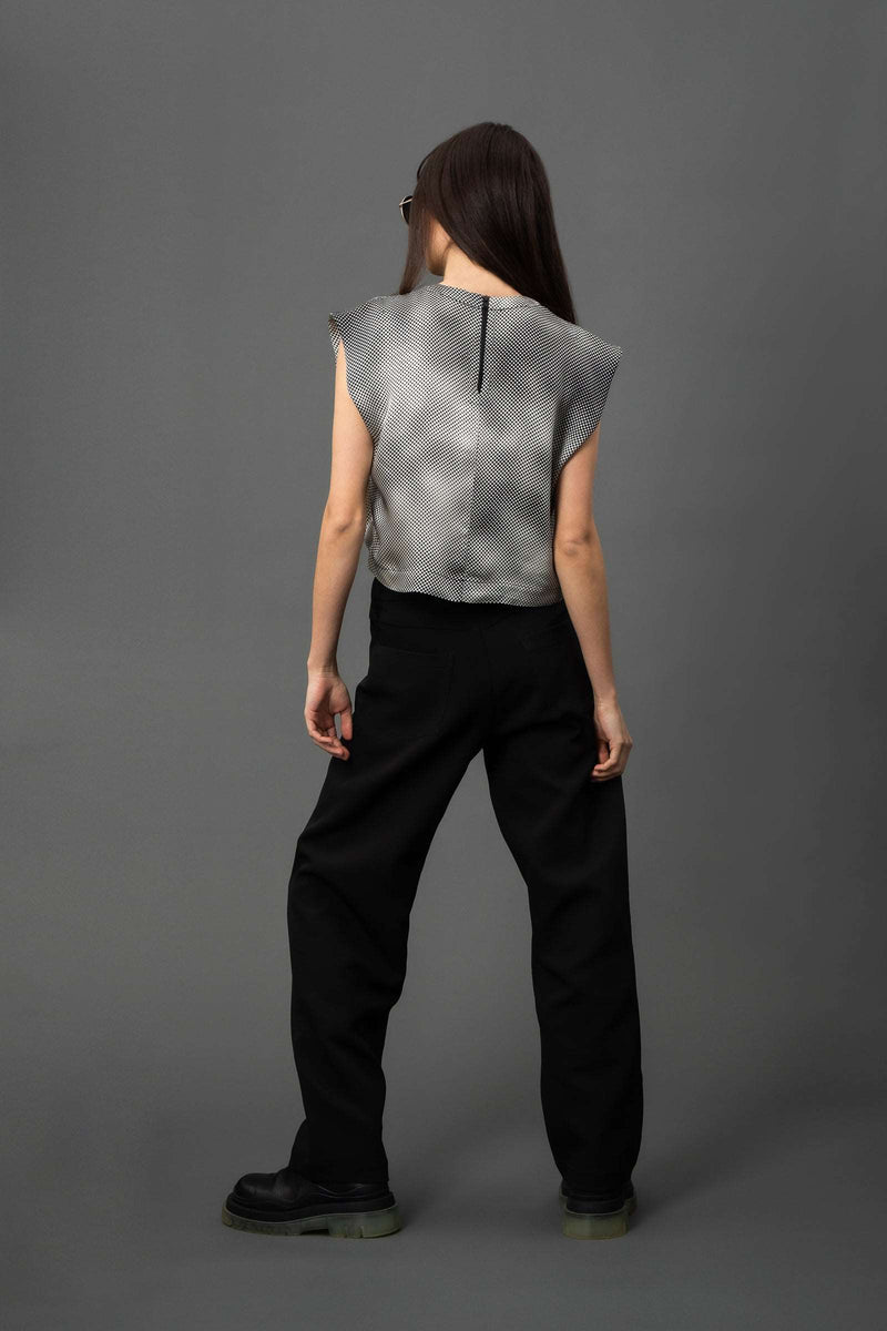 Char Black Big Leg Pant – NINObrand
