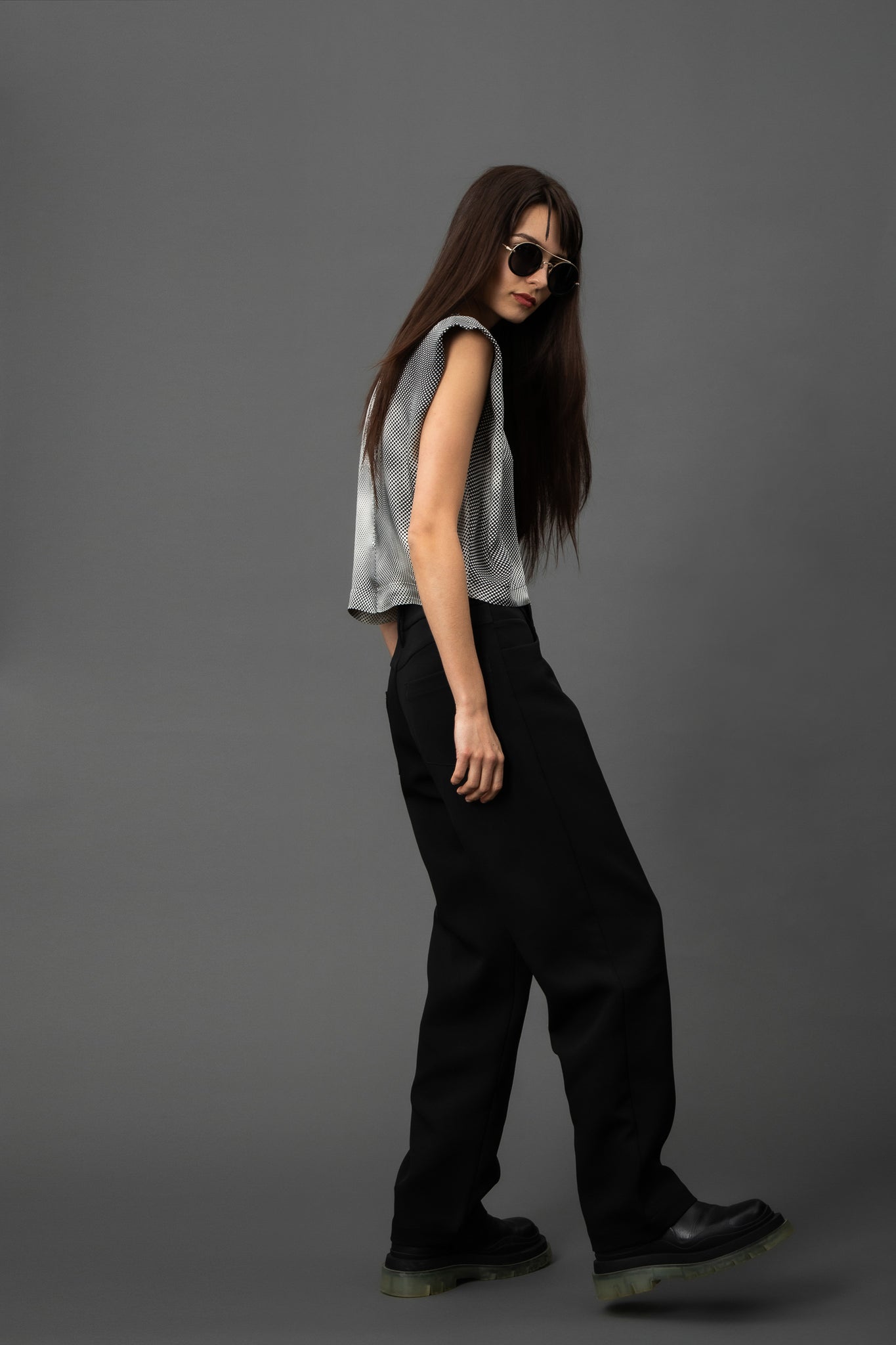 Char Black Big Leg Pant – NINObrand